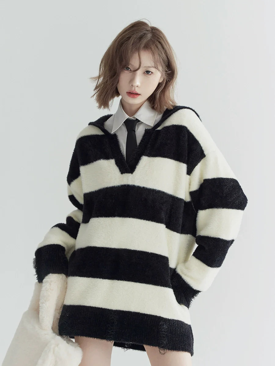 Big Border Design Roo Sailor Knit Top – LilyVow