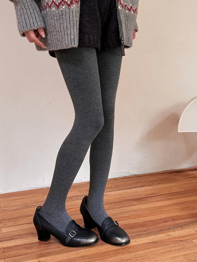 200g Fleece-Lined Solid Pantyhose – LilyVow